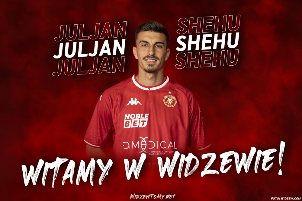 Juljan Shehu nowym widzewiakiem! - WidzewToMy - Oficjalny portal ...