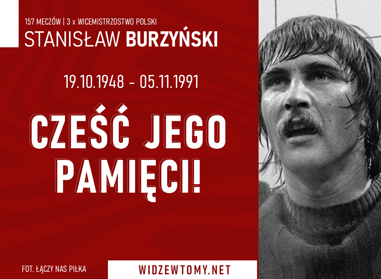 Rocznica śmierci Stanisława Burzyńskiego - WidzewToMy - Oficjalny ...