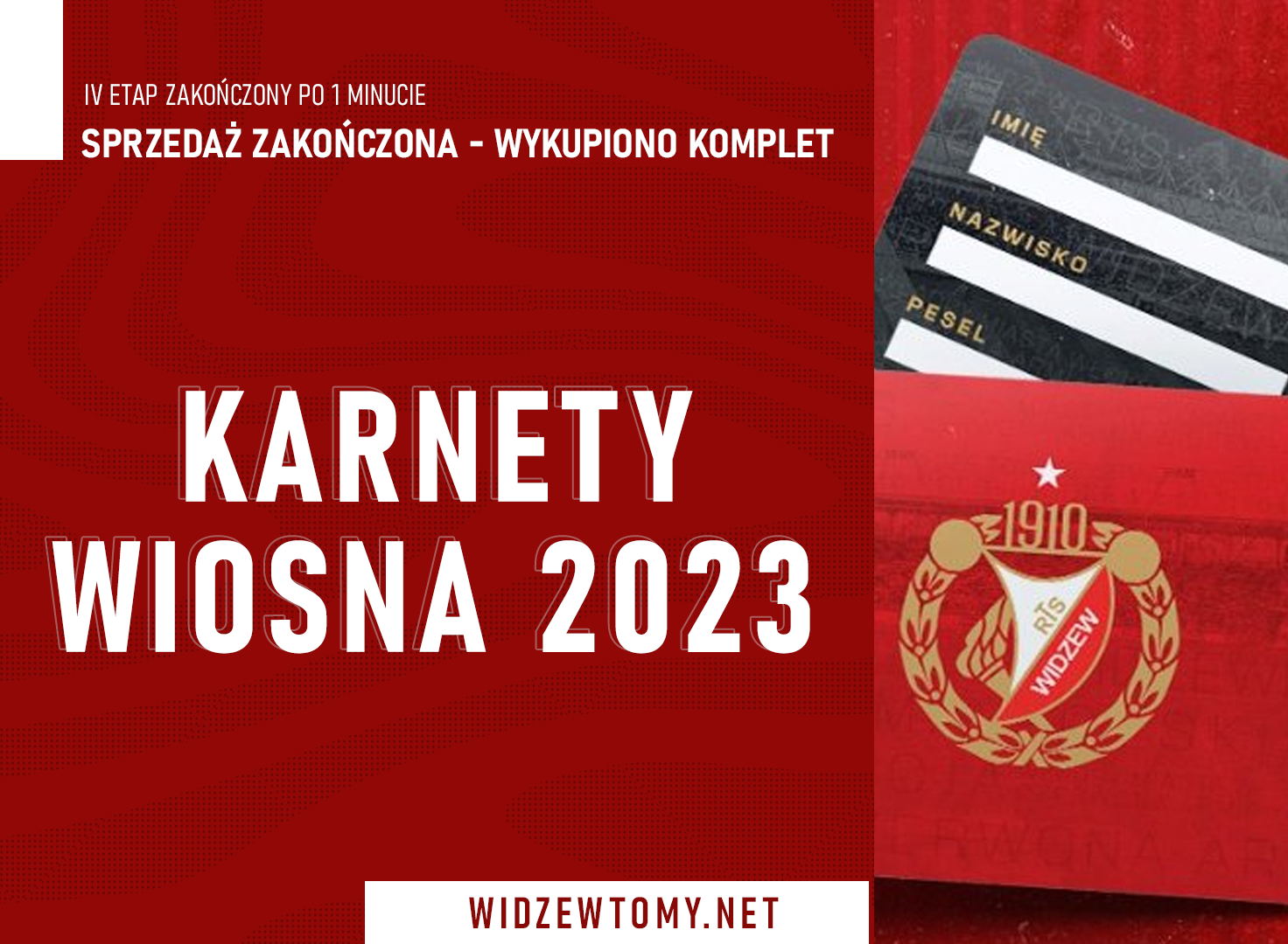 Wszystkie karnety sprzedane w minutę! - WidzewToMy - Oficjalny portal kibiców Widzewa Łódź
