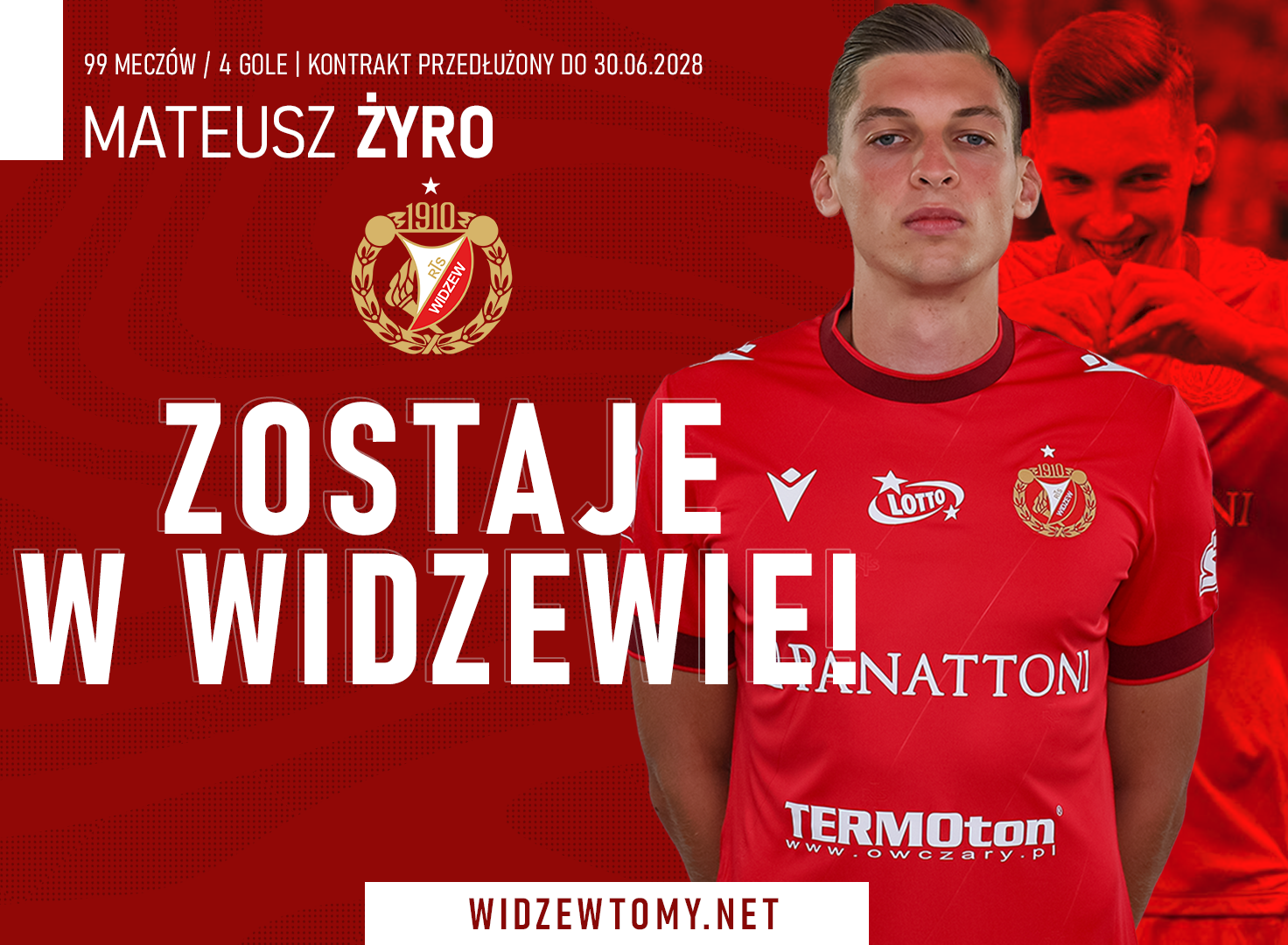 Oficjalnie: Żyro z umową do 2028 roku! - WidzewToMy - Oficjalny portal ...